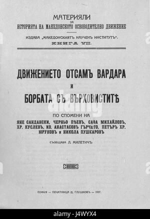 Yane Sandanski, Chernyo Peev, Sava Mihaylov, Hristo Kuslev, Ivan ...