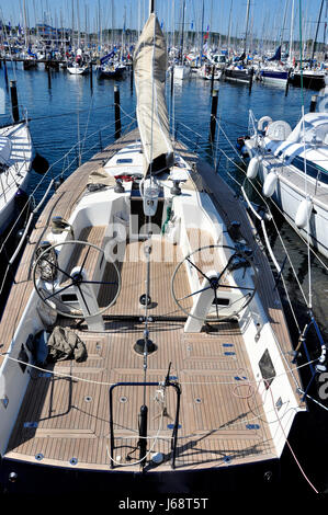 Segel Yacht, Deck, Steuer, Segelschiff, Yacht, Segelboote, Boot ...