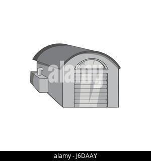 Lager Symbol. Schwarzweiß-Design von der Logistik Lieferung Sammlung ...
