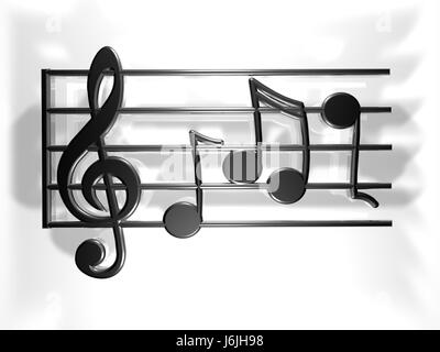 Musik Töne Noten Notenschlüssel Tonhöhe Musik Töne optional Farbe ...