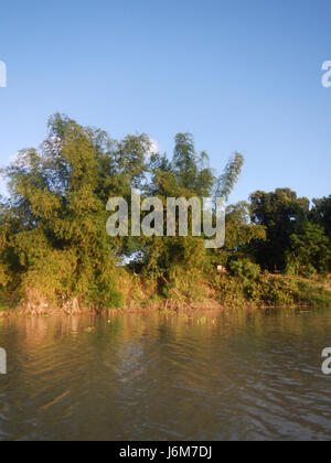 Das Bild zeigt die Flüsse entlang des Pampanga River, in der Nähe der ...