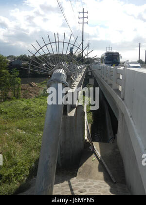 Die Santa Maria Bulacan Bridge, die sich an der Santa Clara Bypass Road ...