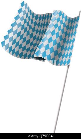 wehende Flagge Bayern Stockfoto, Bild: 115097091 - Alamy