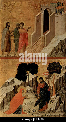 Duccio di Buoninsegna war ein italienischer Maler aus der frühen Renaissance, der für seine ...