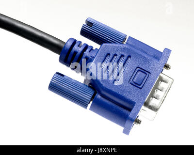 Büro, Schraube, Monitor, Computer, Stecker, analog, Kabel, Stromführung ...