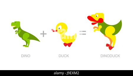 Cute Baby duck cartoon Daumen hoch Stock-Vektorgrafik - Alamy