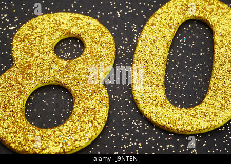 Goldene Zahl - 80 Stockfoto, Bild: 50512337 - Alamy