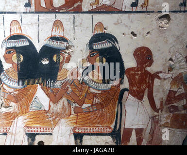 Tom Nebamun (mittleren offiziellen Schreiber). Neues Königreich von ...