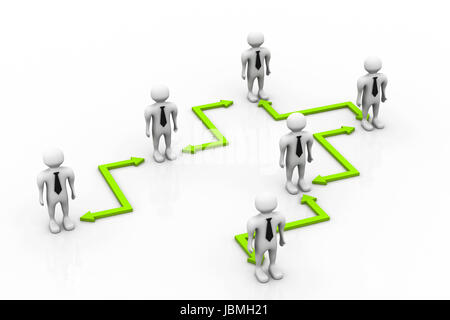 Business Netzwerk Verbindung Strichmännchen Piktogramm Symbol Vektor ...