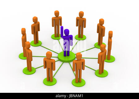 Business Netzwerk Verbindung Strichmännchen Piktogramm Symbol Vektor ...