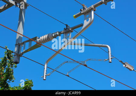 Als Teil des Netzwerk Schienen Elektrifizierung Programm zwischen ...