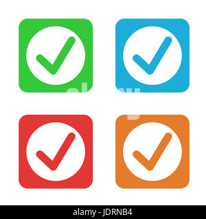 Roter Haken oder Häkchen isoliert auf weißem Hintergrund Stockfoto ...