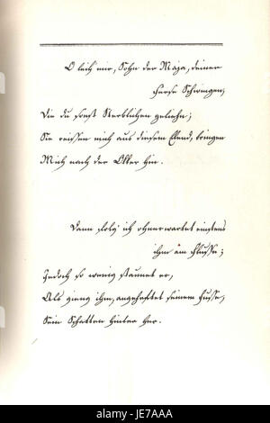 Ein Manuskript, das Johann Wolfgang von Goethe zugeschrieben wurde, mit ...