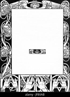 Ephraim Moses Lilien Darstellung der Hände der Priester (Kohanim ...