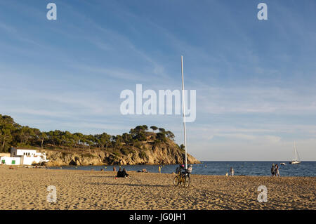 El Castell Strand. Palamos Stockfotografie - Alamy