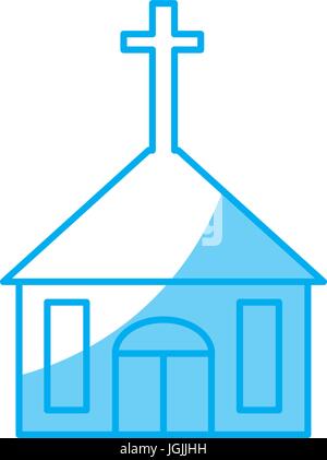 Katholische Kirche Symbol Stock-Vektorgrafik - Alamy