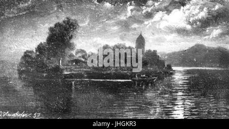 Max Haushofer 12. (9) 1811-24. (8) 1866 - Rano Na Chiemsee Stockfoto ...