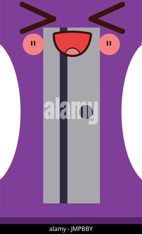 Spitzer cartoon Design, Kawaii Schule Ausdruck niedlichen Charakter ...