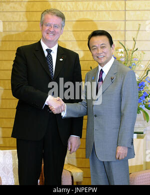Tokio, Japan. Der Vorstand des Rugby World Cup Ltd (RWCL) kündigte die ...