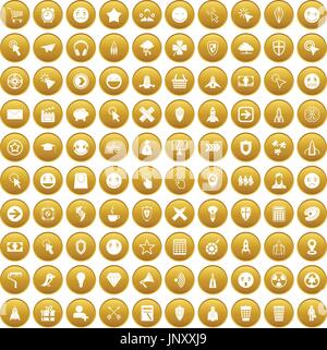 100 Schnittstelle Piktogramm Symbole Sechseck grün Vektor Abbildung ...