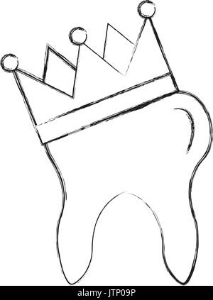 Menschlichen Zahn dental Symbol für Zahnarzt Medizin und Zahnmedizin ...