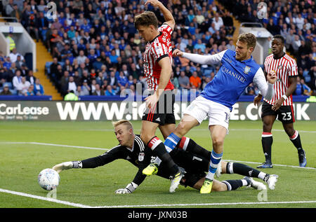 Von Sheffield Mittwoch Sam Winnall Schlachten für die Kugel mit ...