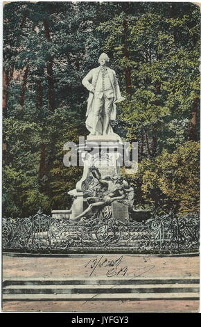 Statue der Lessing Denkmal, Deutsch: Lessing-Denkmal, der ...