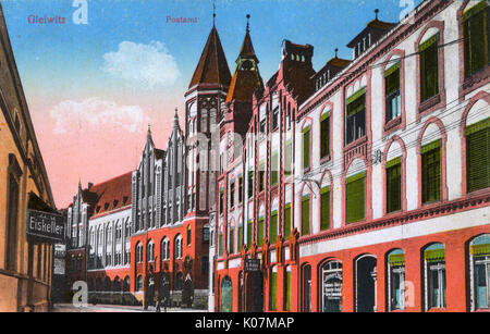 Polen, Oberschlesien, Gliwice (Gleiwitz), Ansicht des Rynek, dem ...