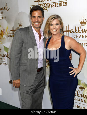 (L-R) Alison Sweeney und Shawn Christian im Hallmark Channel & Hallmark ...