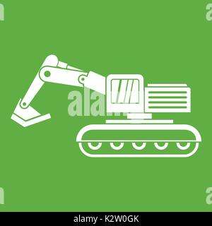 Bagger schaufel Symbol, einfachen Stil Vektor Abbildung - Bild ...