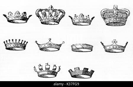 König Krone isoliert auf weiss Stockfoto, Bild: 82593654 - Alamy