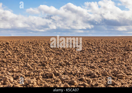 Acker im Herbst bereit für die Aussaat Frühjahr Ernte Reich Webstuhl ...