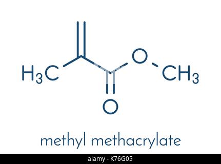 Methylmethacrylat Molekül, Poly (Methylmethacrylat) oder Acrylglas ...
