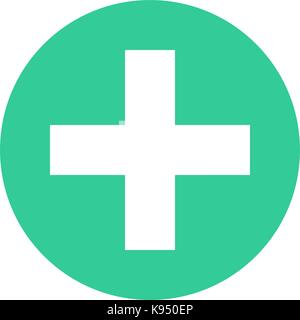 Plus-Zeichen-Symbol. Positives Symbol. Heranzoomen. Symbole auf der ...