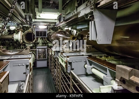 Le Redoutable neuclear, ein U-Boot in die Stadt am Meer, (La Cite de la Mer) in Cherbourg ...