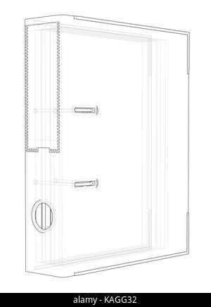 Skizze zu zeichnen Ordner Datei Dokument Bericht Papier Stock ...