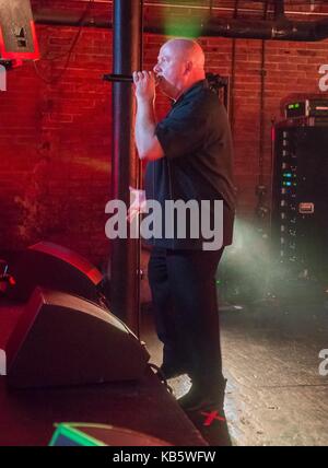 Detroit, MI, USA. September 2017. RONAN HARRIS von VNV Nation tritt im ...