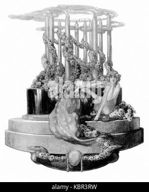 Franz von Bayros Ex Libris H Rosen Stockfotografie - Alamy