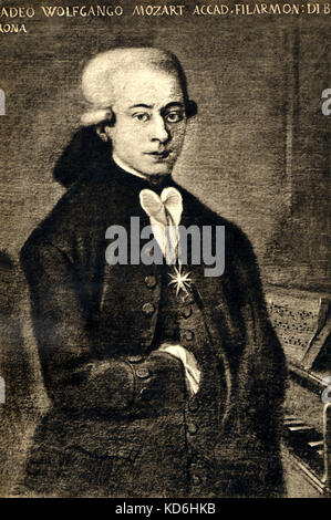 WOLFGANG AMADEUS MOZART /n(1756-1791). Österreichischer Komponist ...