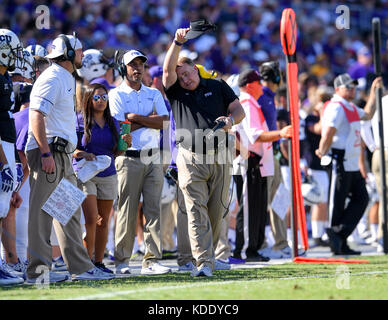 Oktober 07, 2017:. TCU Horned Frogs zurück laufen Darius Anderson (6 ...