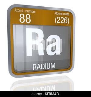 3D-Rendern der Atomstruktur von über weißem Hintergrund isolierten ...