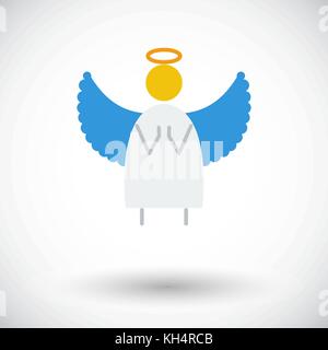 Engel-Symbol. Flache Vektor zugehörige Symbol für Web und mobile ...