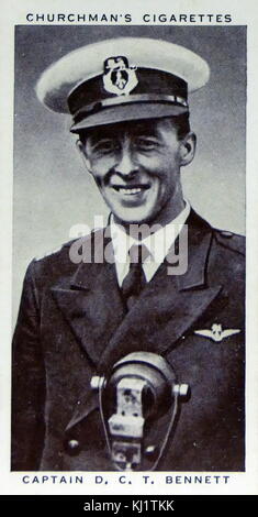 Royal Air Force Air Vice-Marshal Mick Smeath sitzt in einem ...