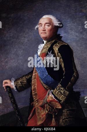Porträt von Henri Philippe Marquis de S gur (1724–1801), Marschall von ...