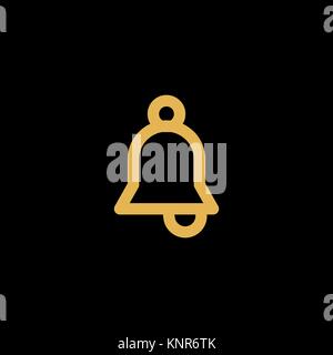 Klingel symbol Vektor-illustration isoliert Stock-Vektorgrafik - Alamy