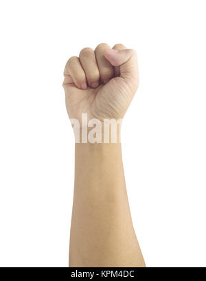 Geste der Hand menschliche Mensch Faust Kommunikation schließen Geste ...