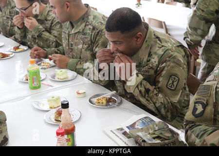 U.S. Army Master Sgt. Herman Walker Jr, erster Sergeant der Firma ...