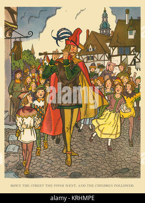 Der Rattenfänger von Hameln Stockfotografie - Alamy