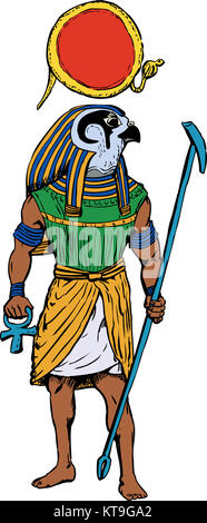 Ägyptischer Gott der Sonne - Ra Stockfotografie - Alamy