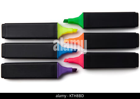 Reihe von Textmarker Stockfoto, Bild: 38601047 - Alamy
